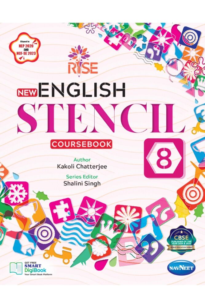 Raajkart.com - Navneet Rise Coursebook English Stencil for Class 8 Buy ...