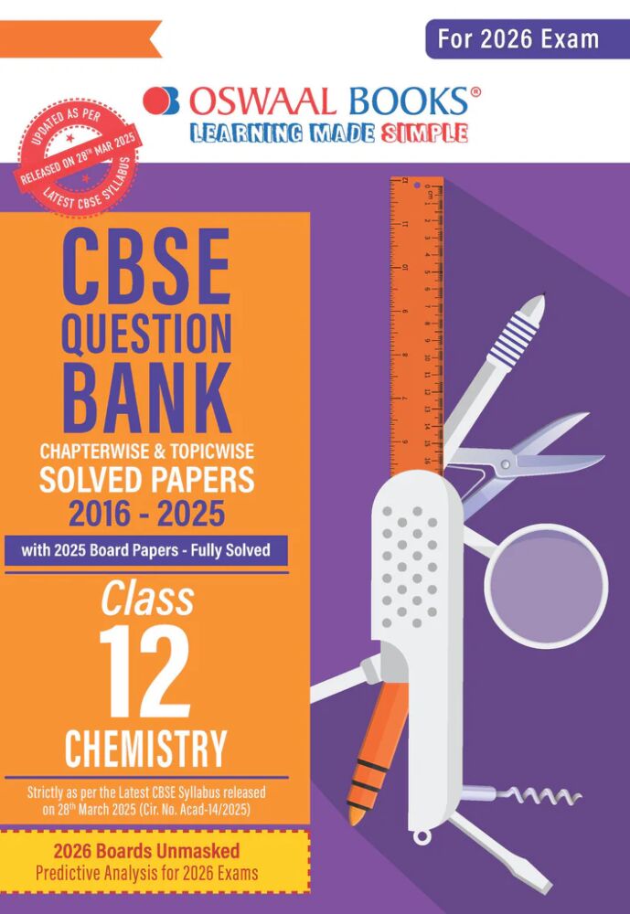 Raajkart.com - Oswaal CBSE Question Bank Chemistry For Class 12 Buy ...