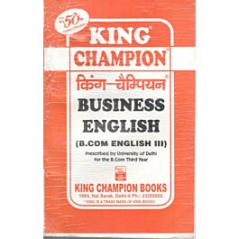 Raajkart.com - King Champion Business English III for B.Com 3rd Year ...