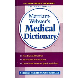 Raajkart.com - Merriam-Webster's Medical Dictionary Buy Books Online at ...