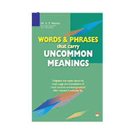 Raajkart.com - Words & Phrases that Carry Uncommon Meanings Buy Books ...
