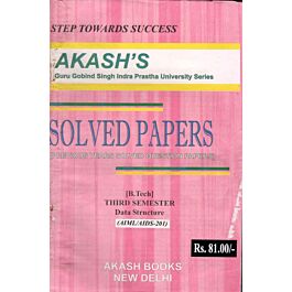 Raajkart.com - Akash's Solved Papers Data Structure (ETCS-209) for B.Tech 3rd Semester Buy Books ...