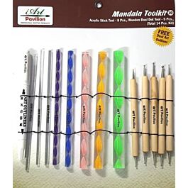 Raajkart.com - Art Pavilion Mandala Tool Kit For Artists Set of 14 ...