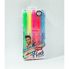 Raajkart.com - Flair | Flexi Hi-Lighter | Pack of 5 pcs | Buy Books ...