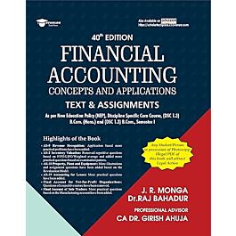 Raajkart.com - JR Monga Financial Accounting Concepts and Applications (Set) for B.Com Hons.1st ...