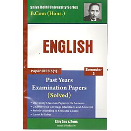 Raajkart.com - Shiv Das Previous Years Solved Papers English B.Com (Hons.) 2nd Year Buy Books ...